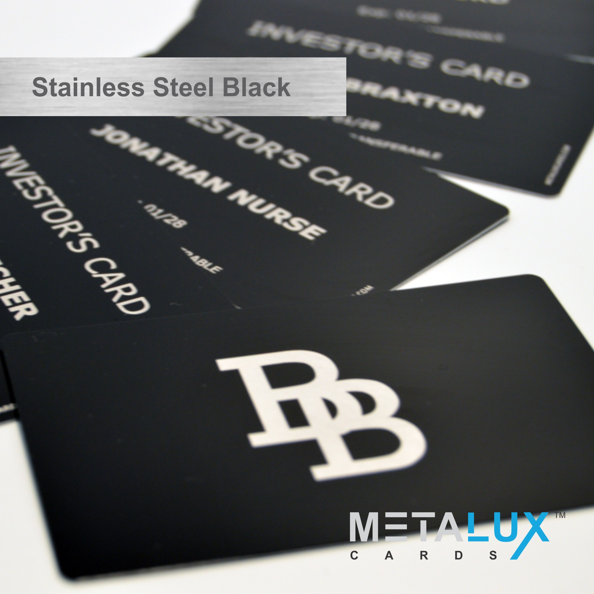 Luxury Metal Cards - Atomik Designs - Visual Communication