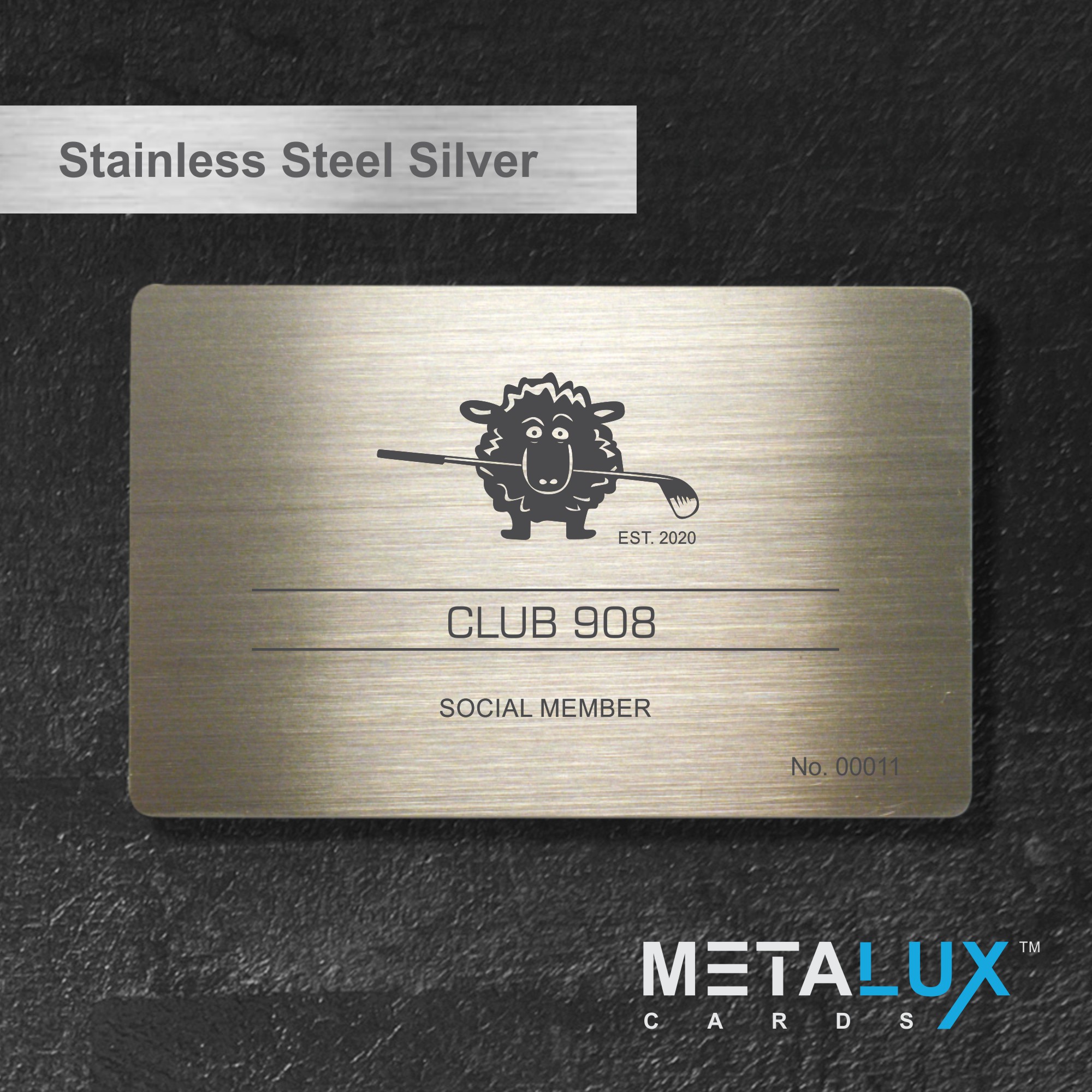 Luxury Metal Cards - Atomik Designs - Visual Communication