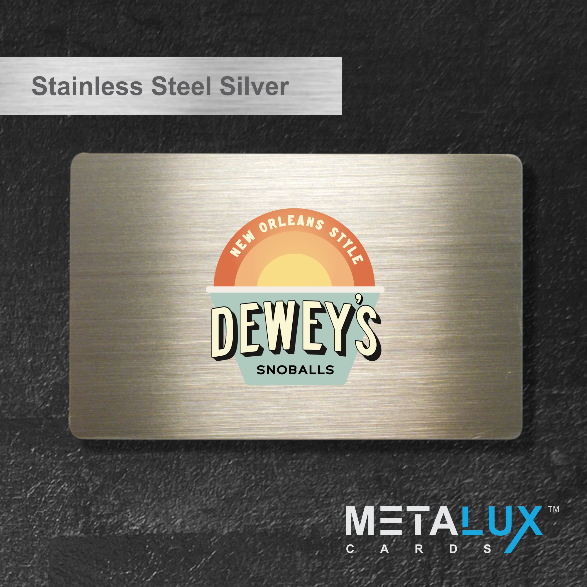 Luxury Metal Cards - Atomik Designs - Visual Communication